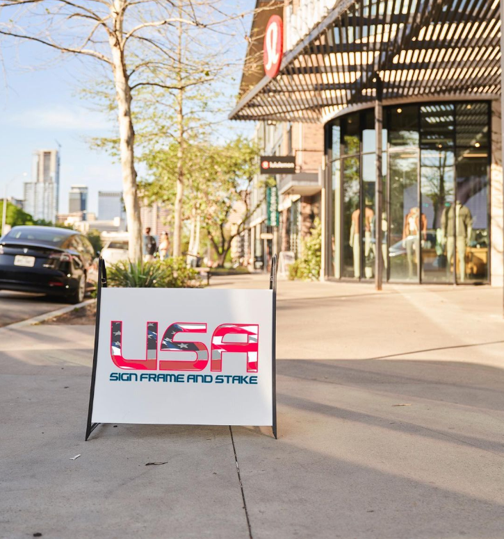 Free Standing Sign Holders – USA Sign Frame and Stake
